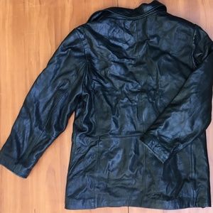 Winlit | Jackets & Coats | Winlit Genuine Leather Leather Coat Jacket M ...